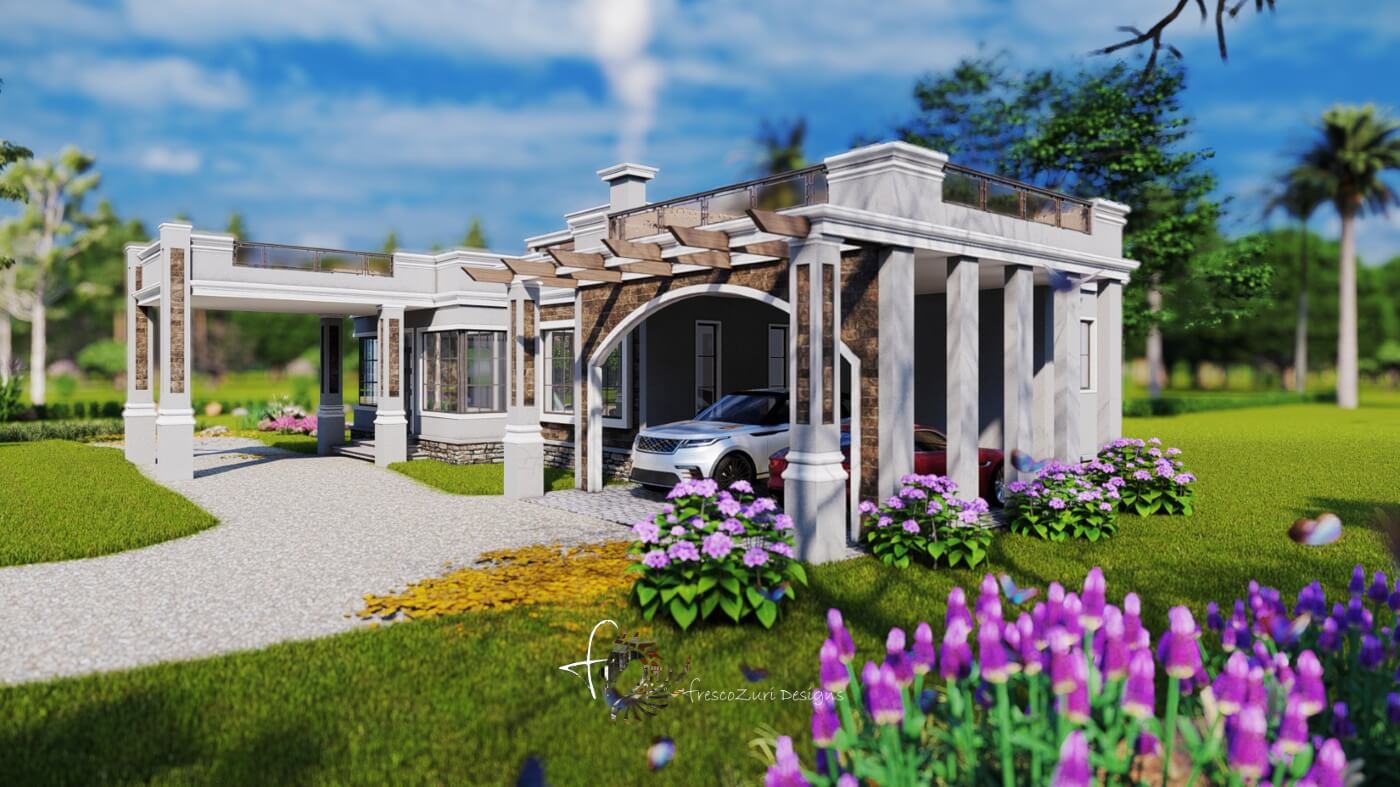 4 Bedroom Bungalow – Fresco Zuri Designs
